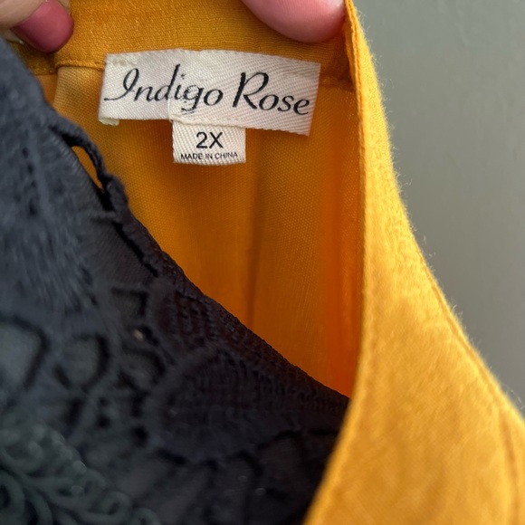 indigo Rose | Dresses | Indigo Rose Mustard Yellow Boho Dress | Poshmark